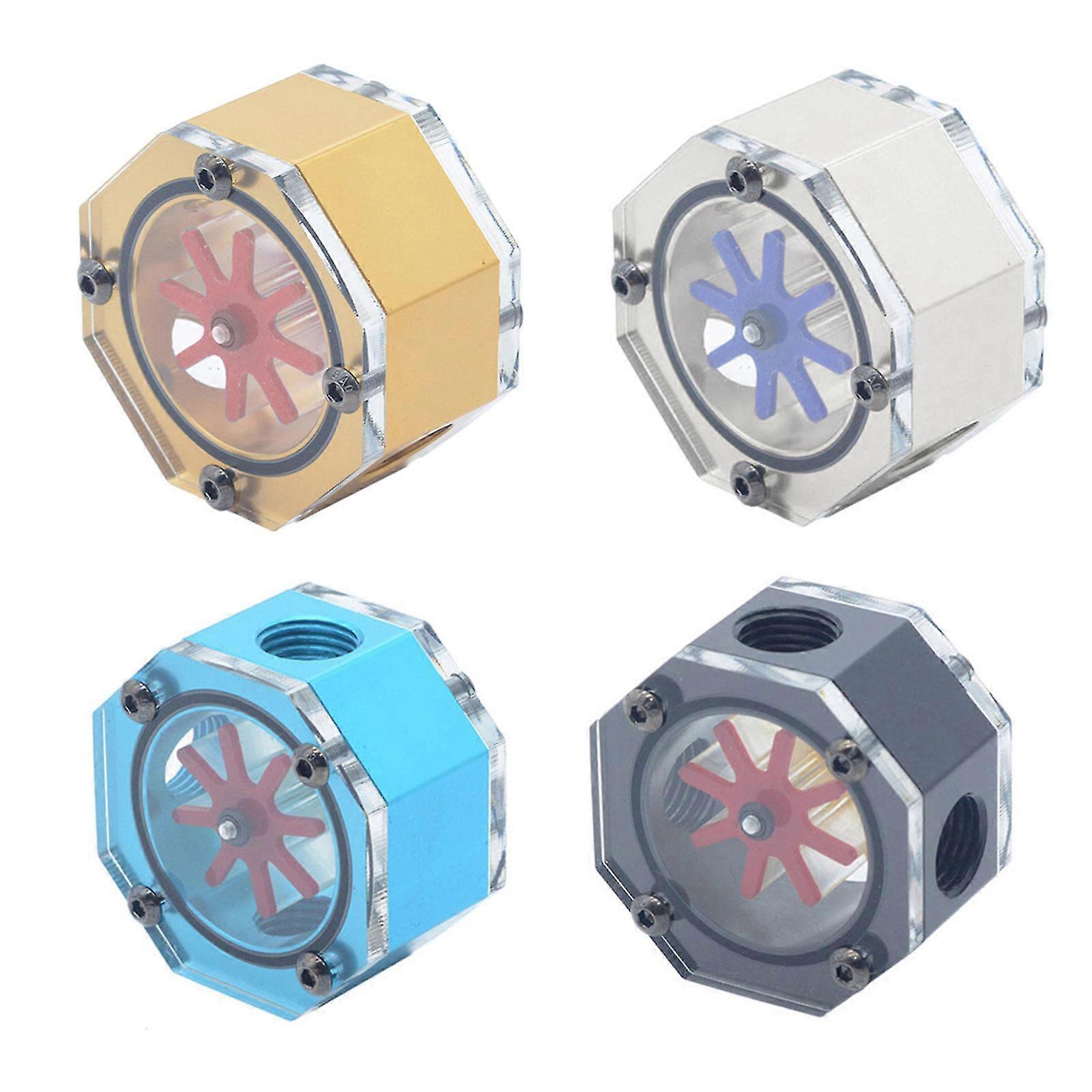 Pc Water Flow Meter G1/4 Thread Computer Water Cooling Flow Meter ...