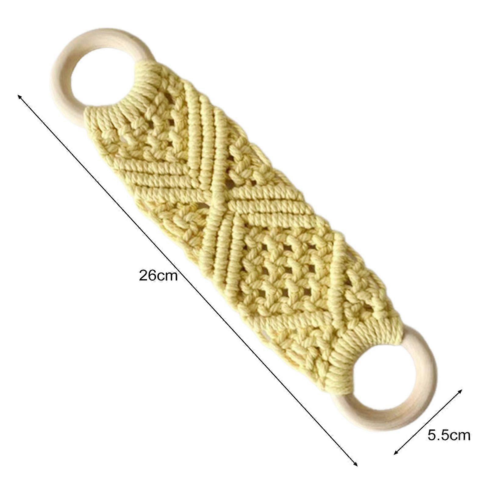 Towel Holder Ring Boho Macrame Kitchen Towel Holder Handmade Crochet ...