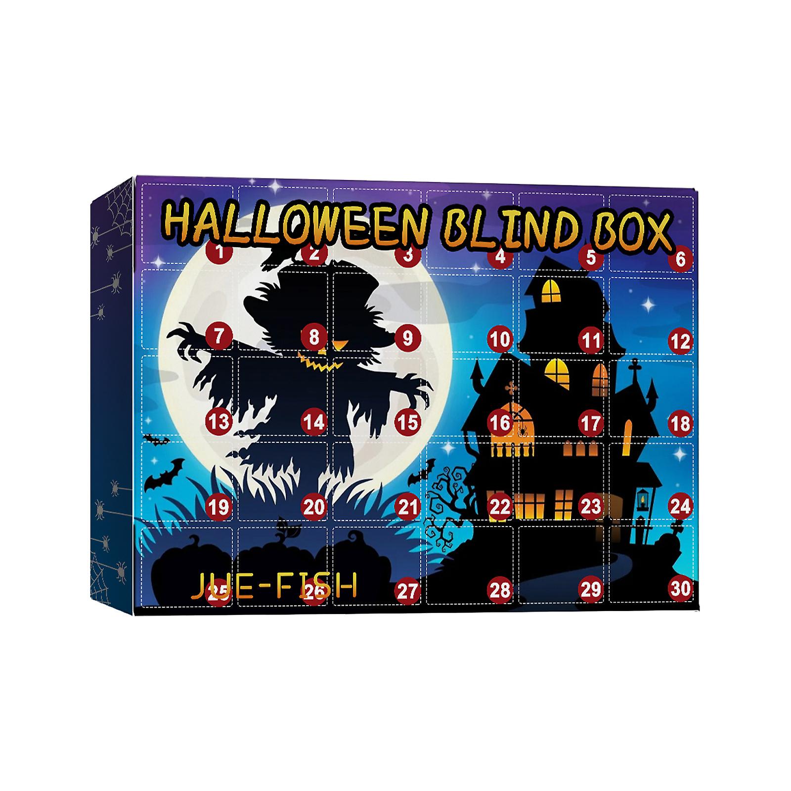 Halloween 30 Grid Blind Box Halloween 30 Day Countdown Surprise Blind ...
