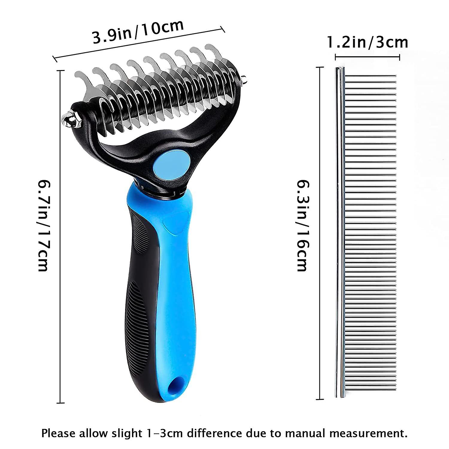 Double Side Eliminator Comb Cleaning Remover Grooming Dryer Hairs Brush ...