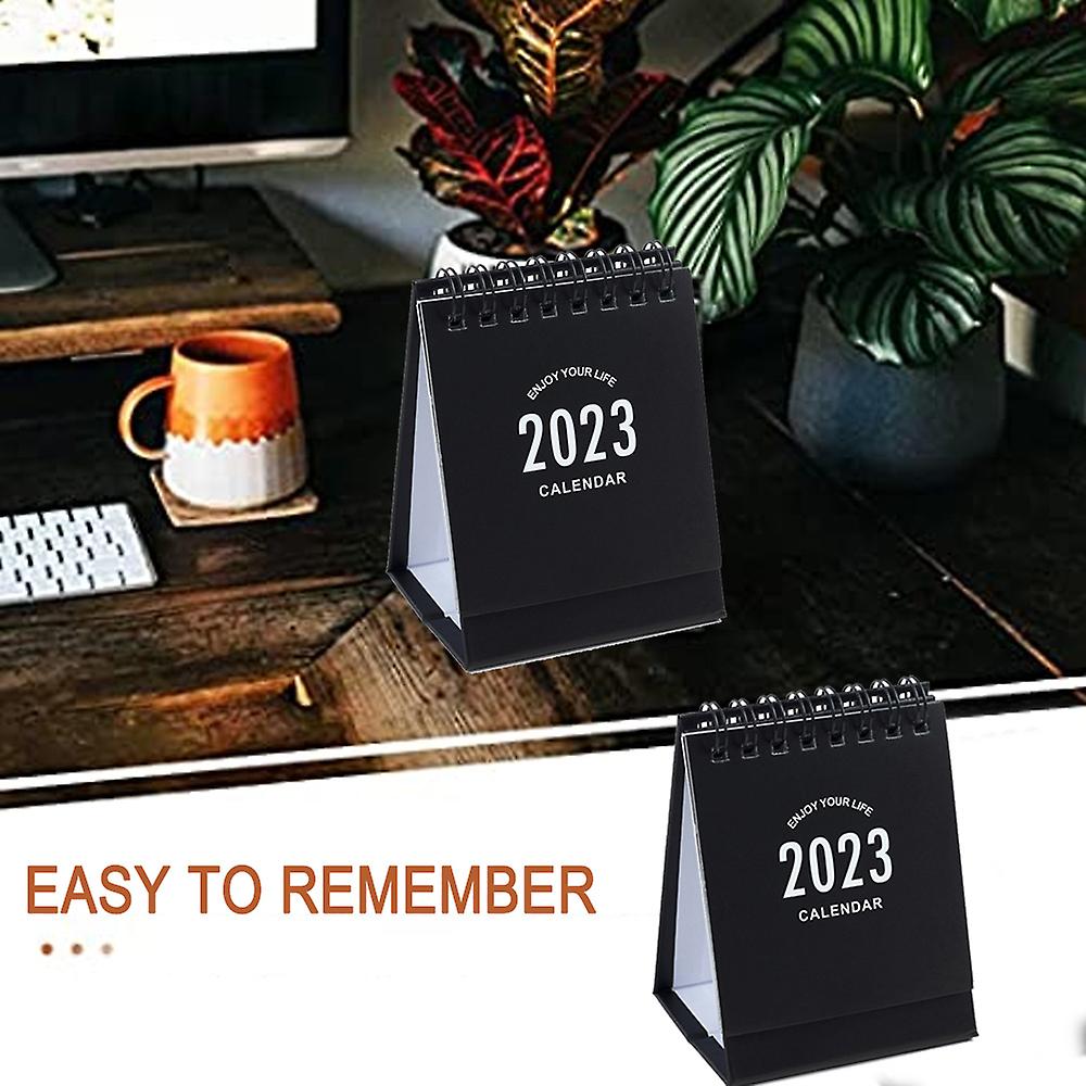 2023 Mini Desktop Calendar Stand Up Calendar Schedule Desk Calendar ...
