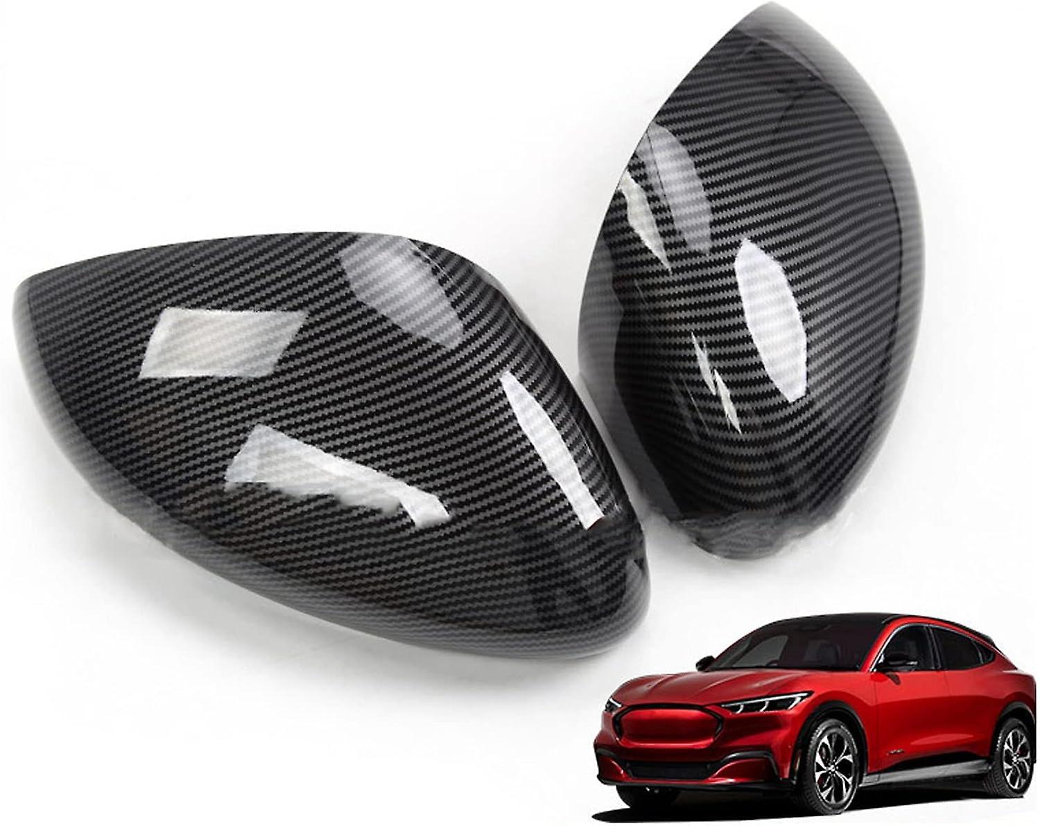 2021 2022 Car Rear View Mirror Side Wing Mirror Shell, Mach-E, Carbon ...