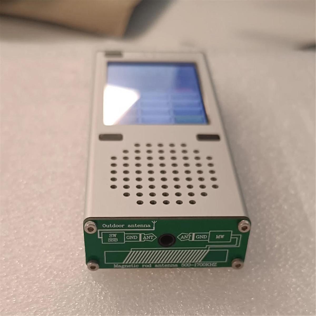 New Ats200 Aviation Band Radio Fm Si4732+esp32+bluetooth+2.4 Inch Touch ...
