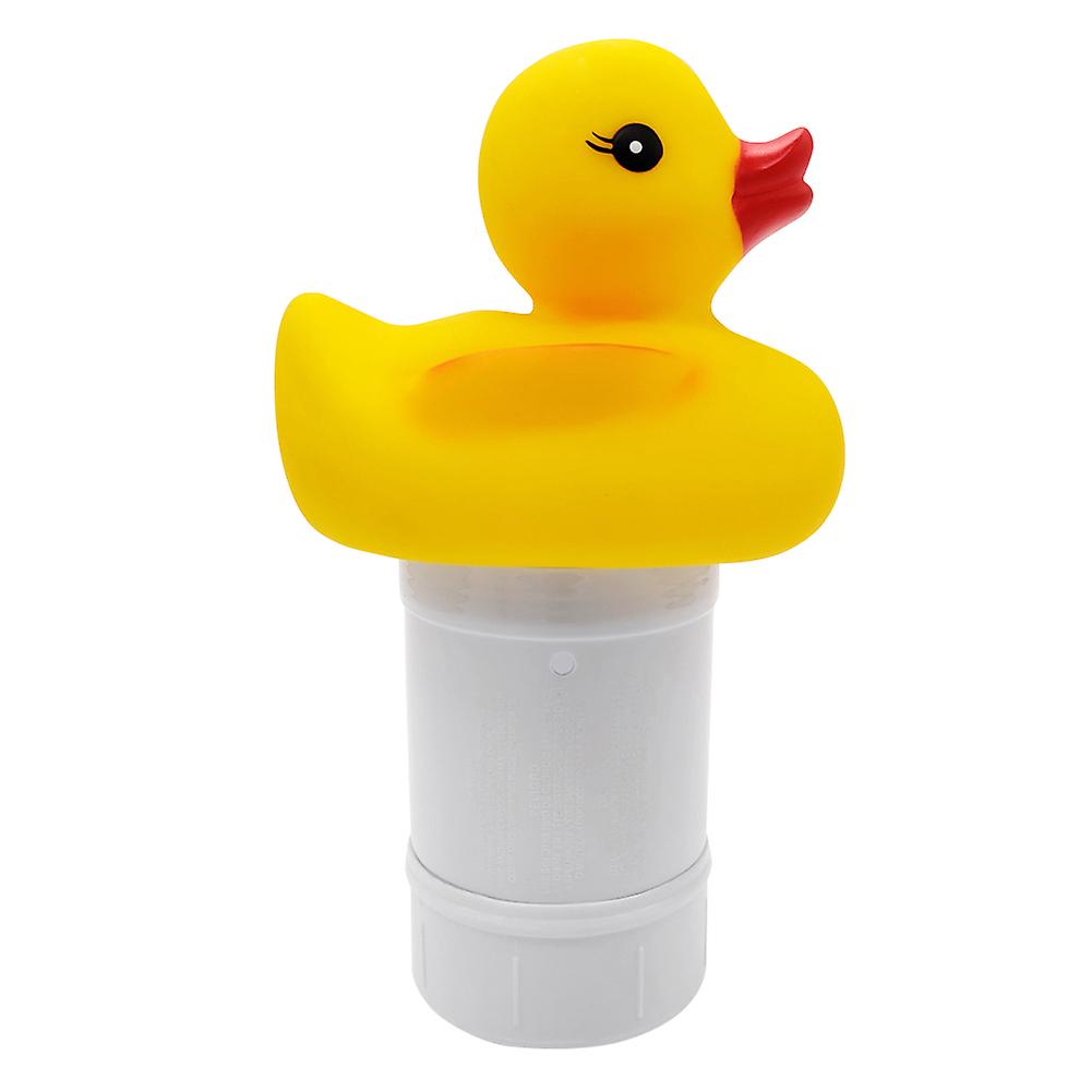 Swimming Pool Cute Duck Floating Chemical Dispenser Floater Chlorine ...