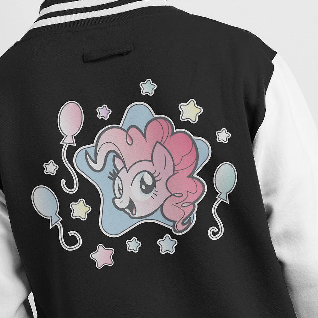 My Little Pony Pinkie Pie Balloons And Stars Kid's Varsity Jacket ...