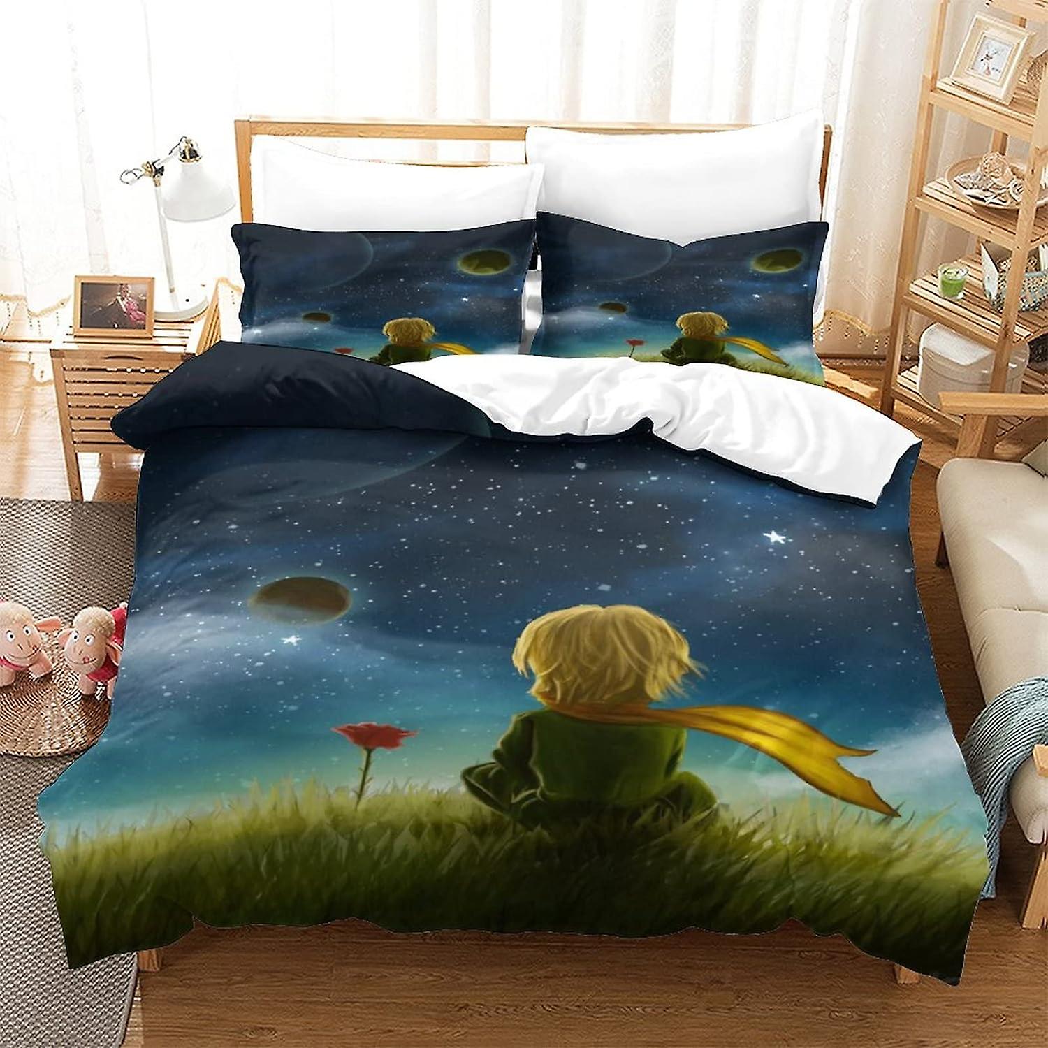 KNITII Little Prince 3D Print Duvet Cover Set Single Print Duvet ...