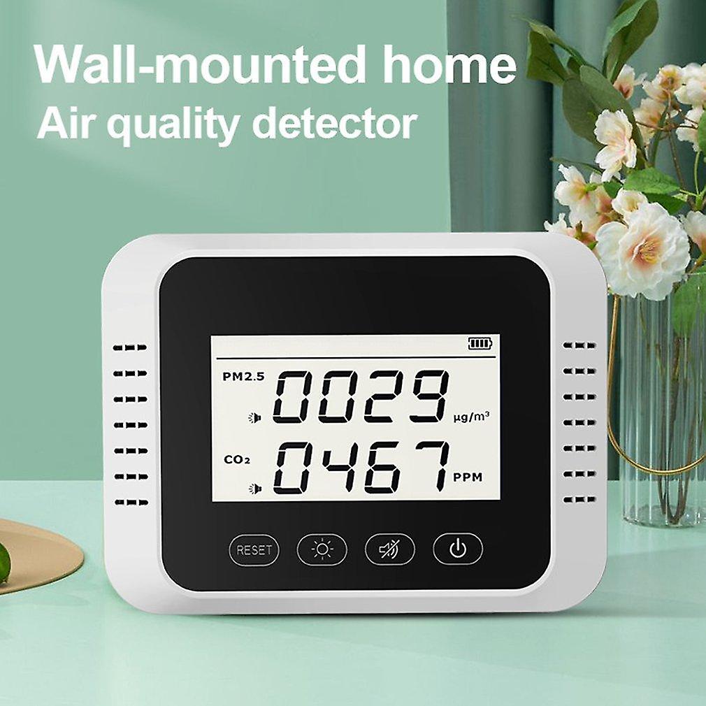 Digital co2 sensor meter ppm pm2.5 carbon dioxide detector gas analyzer air quality detect pm2.5 ...