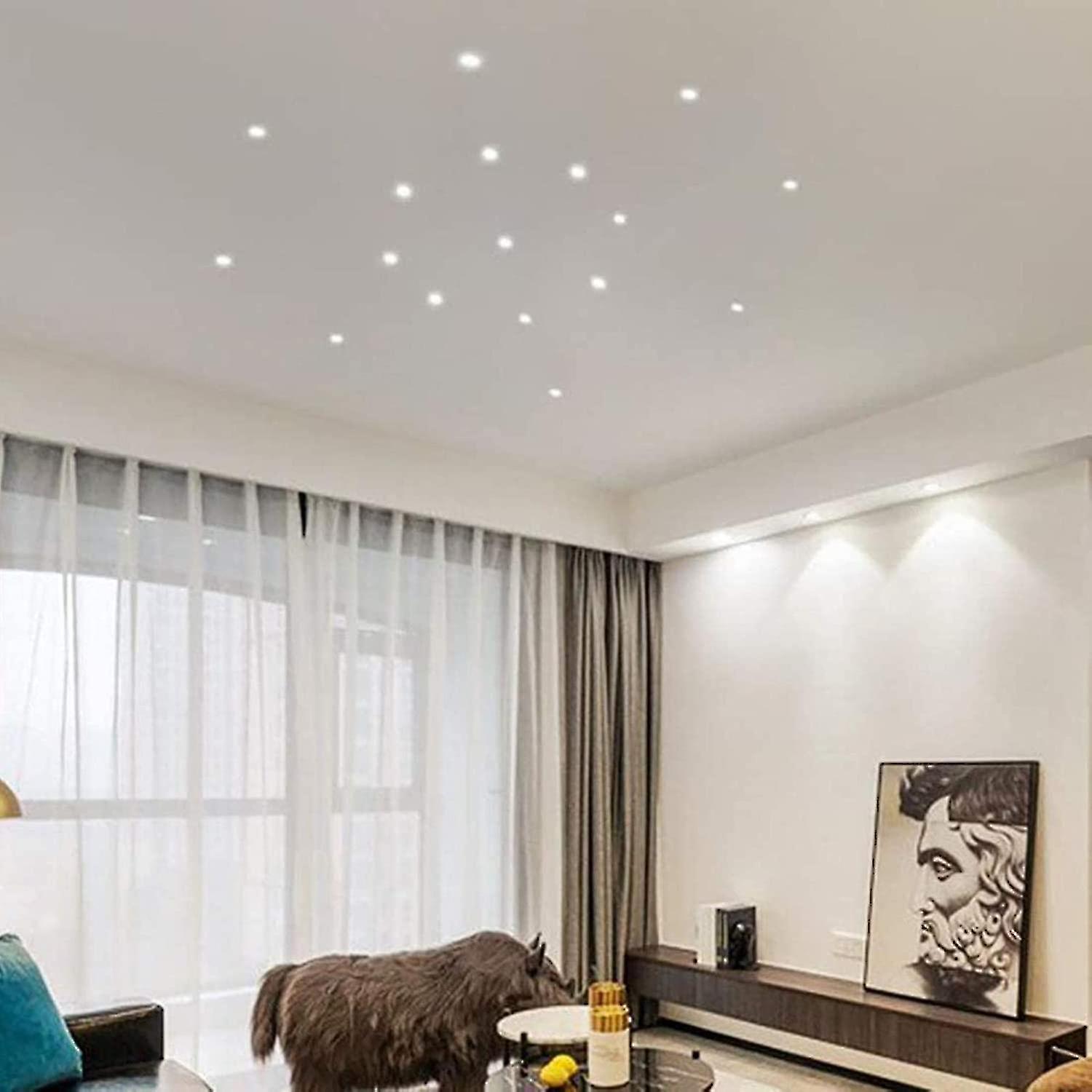 6 Pack Mini Black Led Recessed Ceiling Spotlights Mini Led Spotlight ...