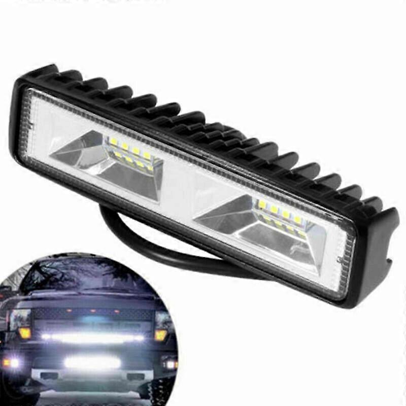 48W 16 LED Car Work Light DRL Spotlight High Bright Waterproof Auto ...