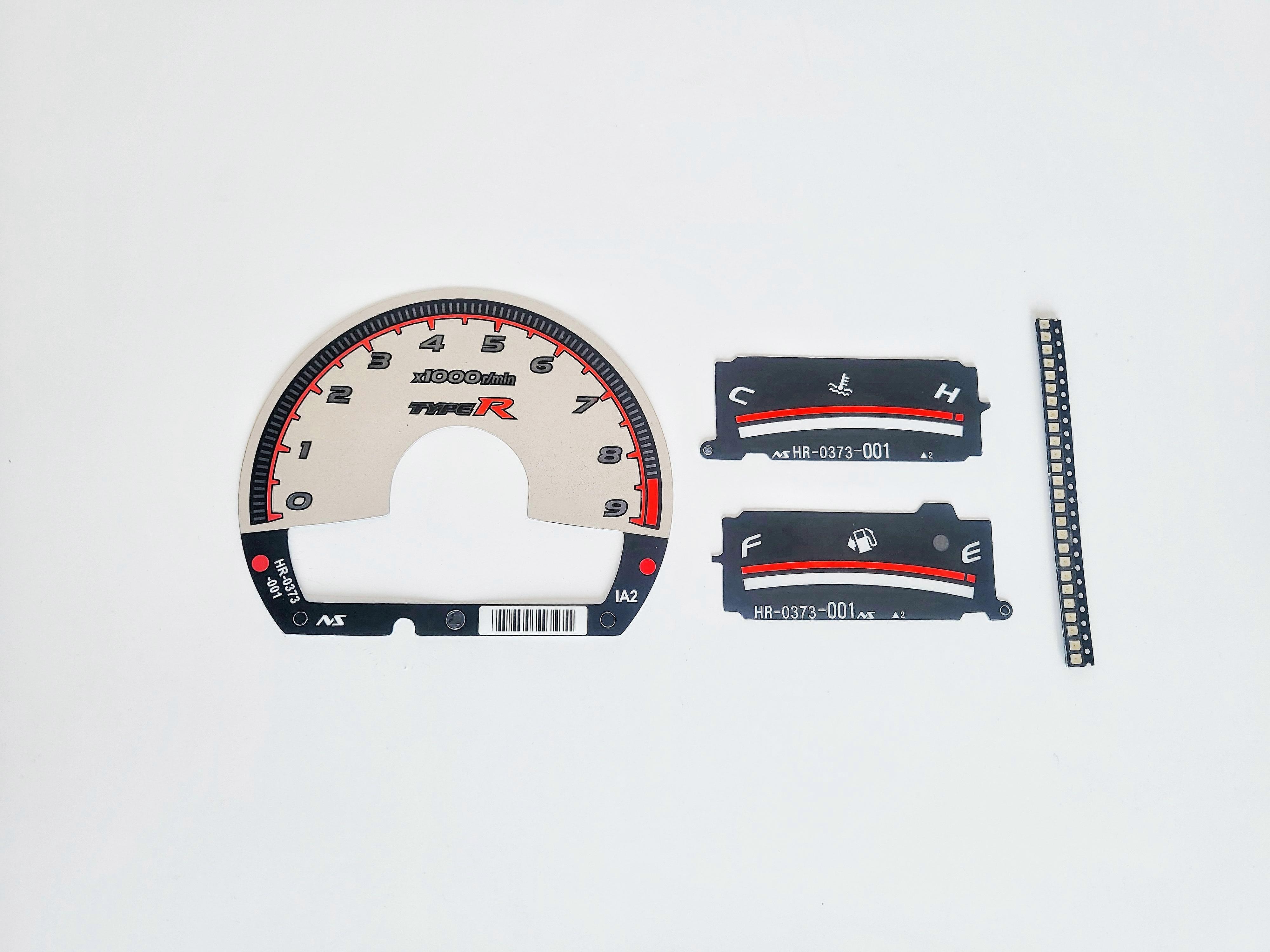 TYPER Gauge Face For HONDA 8TH GEN CIVIC TYPER FD2 STYLE CLUSTER ...