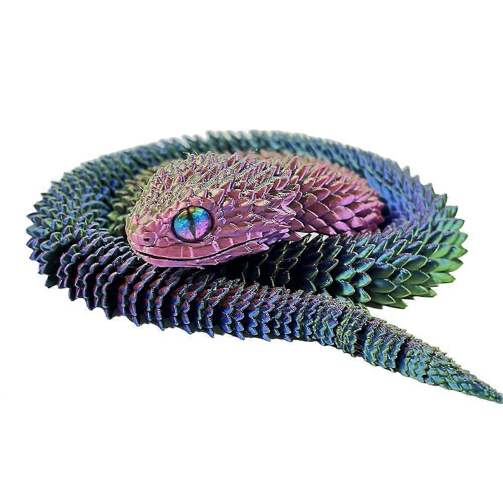 3D Viper Multi-Joint Movable 3D Snake Flexible Articulated Figure Model ...