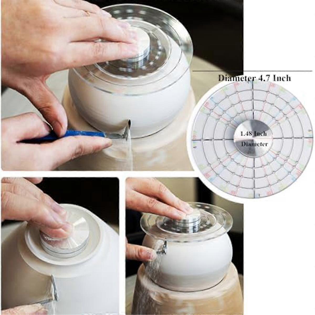 Ceramic Pottery Trimming Spinner Tools Rotary Disc Pottery Wheel Trimmer Tool Clay Tools For ...