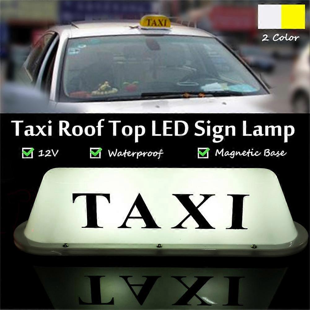 Excellent Roof Top Sign Magnetic Weather Resistant Taxi Light Cab Roof ...