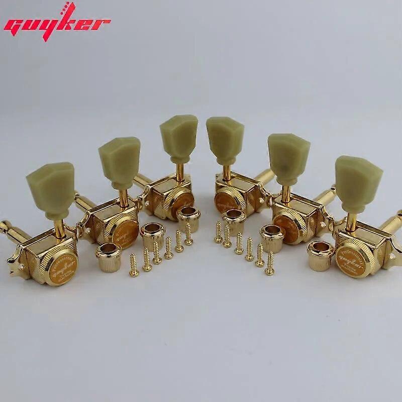 1 Set 3R3L Locking String Vintage Deluxe Electric Guitar Machine Heads ...