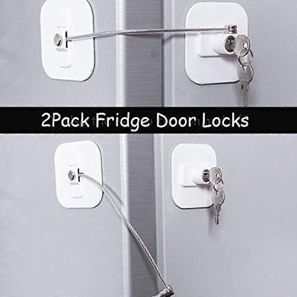 Refrigerator Lock, Mini Fridge Lock with Key for Adults, Lock for a ...