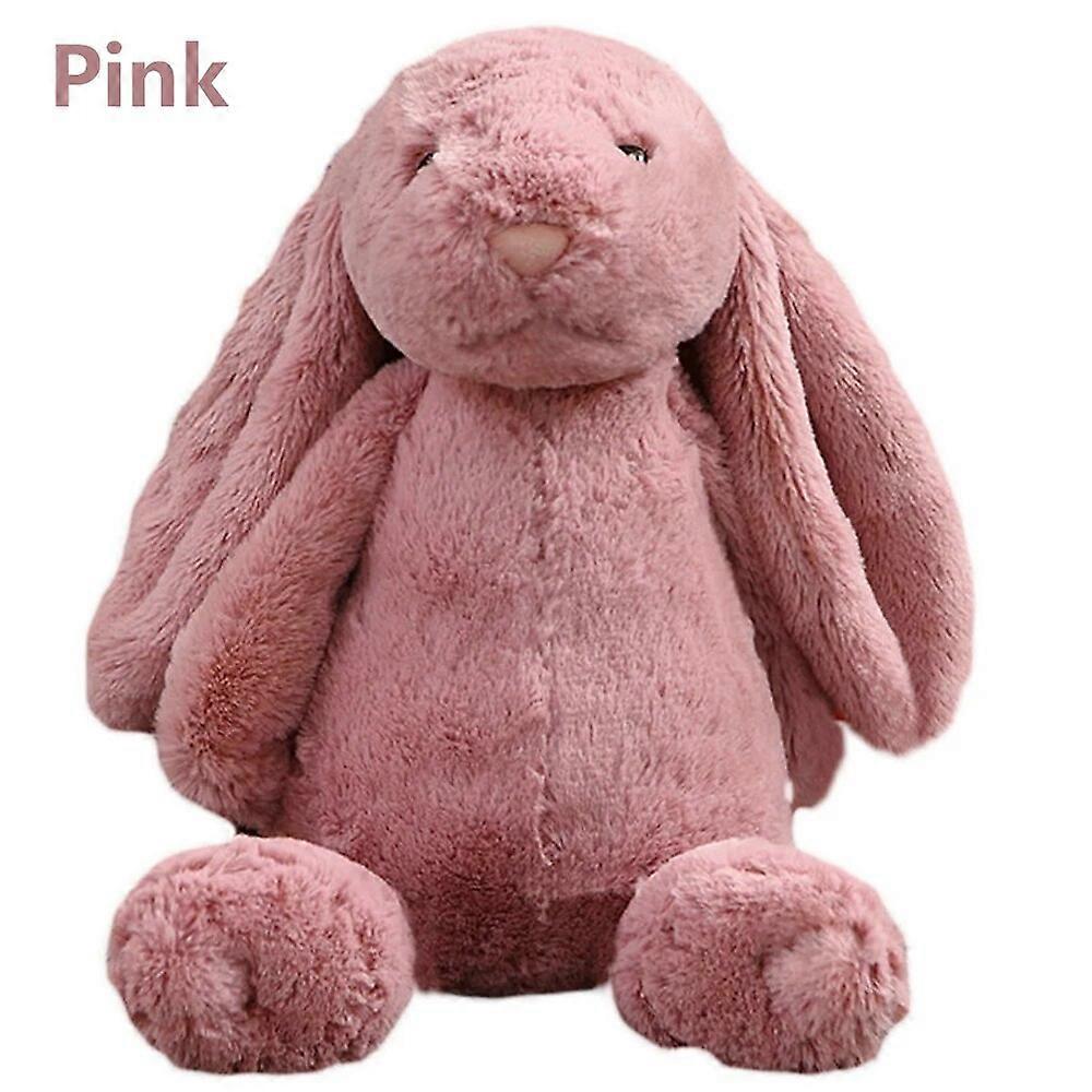 30cm Stuffed Long Ear Rabbit Soft Plush Toys Sleeping Cute Bunny ...