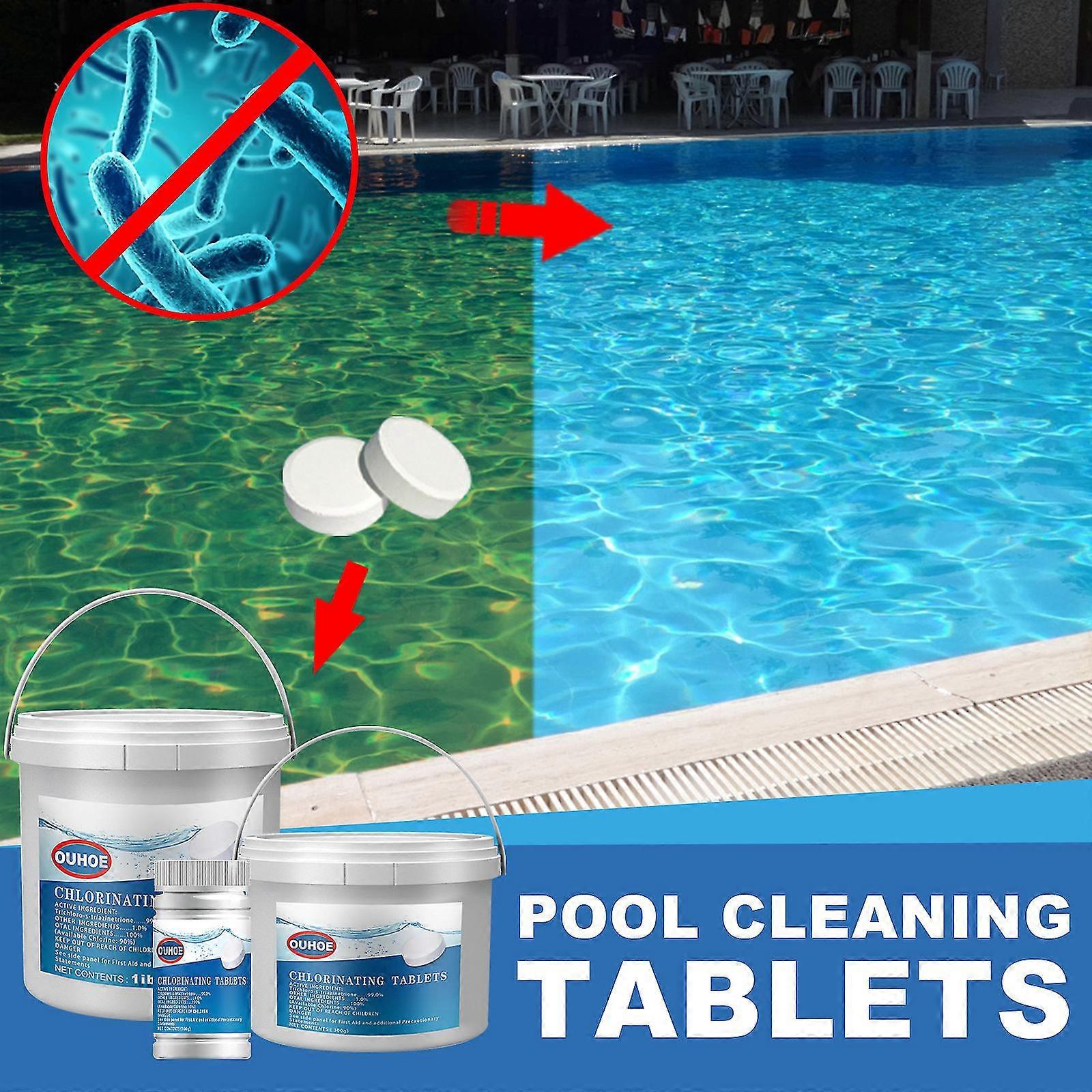 Pool cleaning effervescent tablets 100g water quality cleaning tablets ...