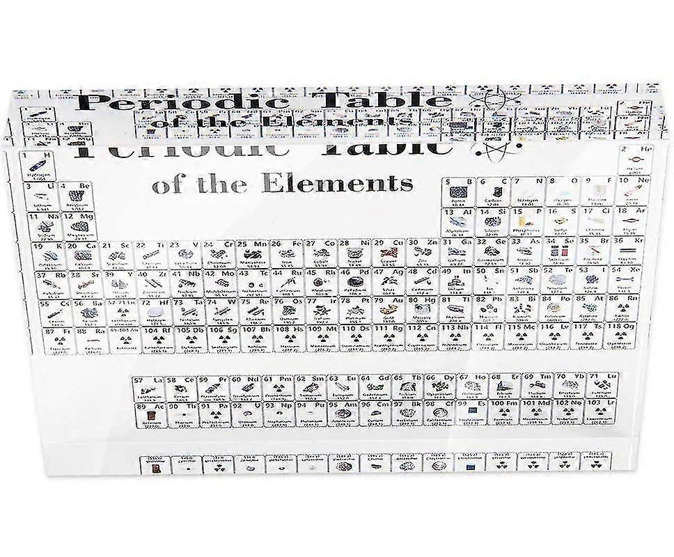 Periodic Table Of The Chemical Elements Made Of Acrylic, Periodic Table ...