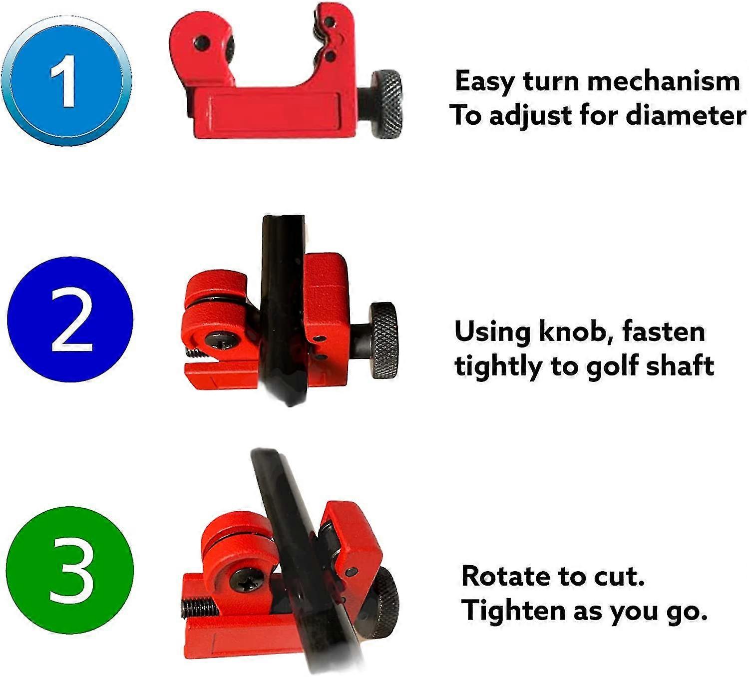 The Golf Club Shaft Cutter, Shorten Steel Or Graphite Shafts At Home ...