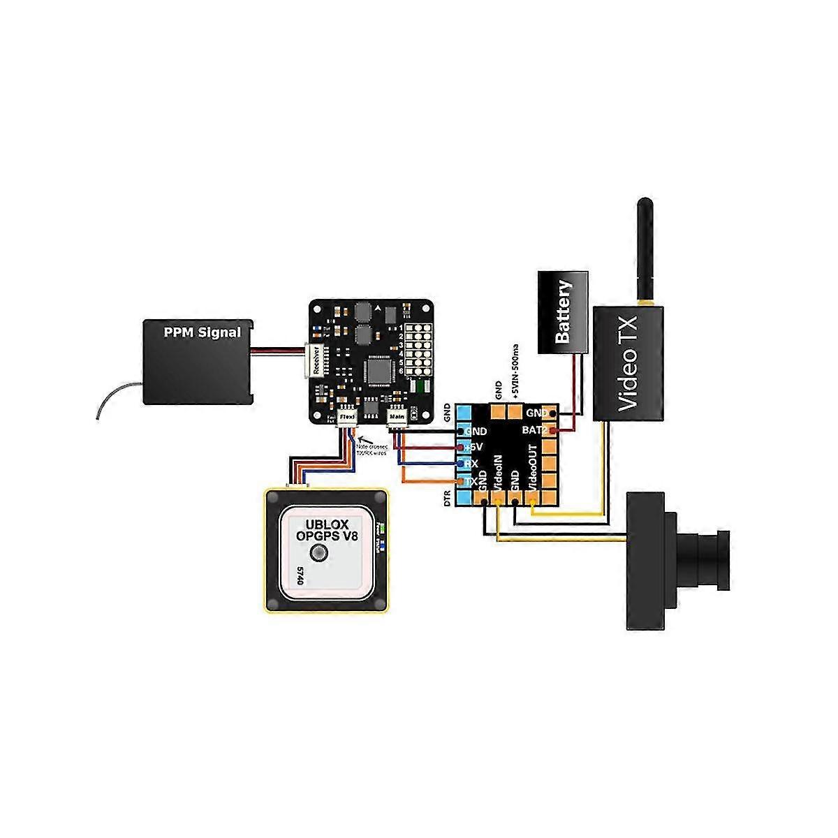 Fpv Minimosd Minim Mini Osd On-screen-display With Kv Team Mod For Cc3d Naze32 F3 F4 Flight ...