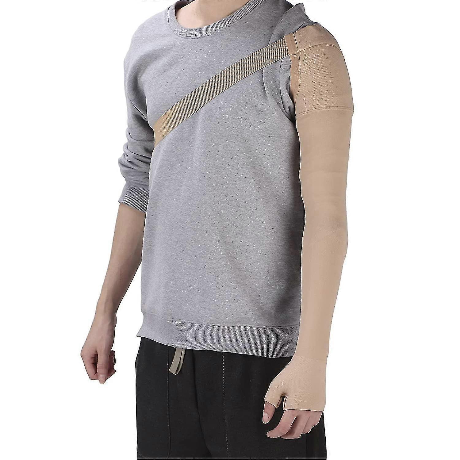 Mastectomy Compression Arm Sleeve, Wearing Tightly Lymphedema Arm ...