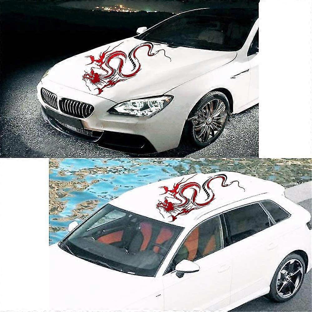 Car Decals Dragon Car Graphics Vinyl Hood Decal Roof Decal Body Side ...
