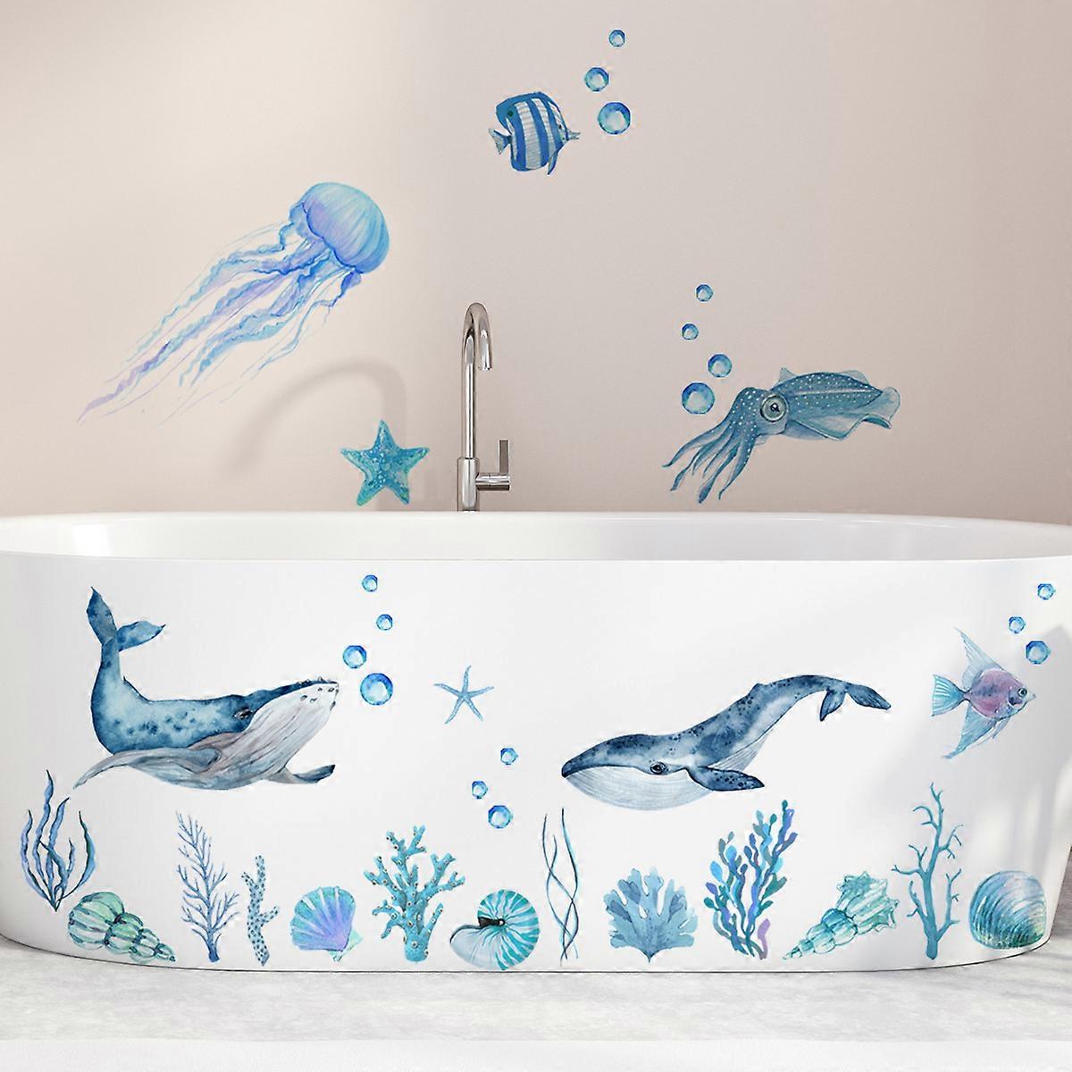 Under The Sea Seaweed Wall Decals Sea Turtles Wall Stickers-Ocean ...