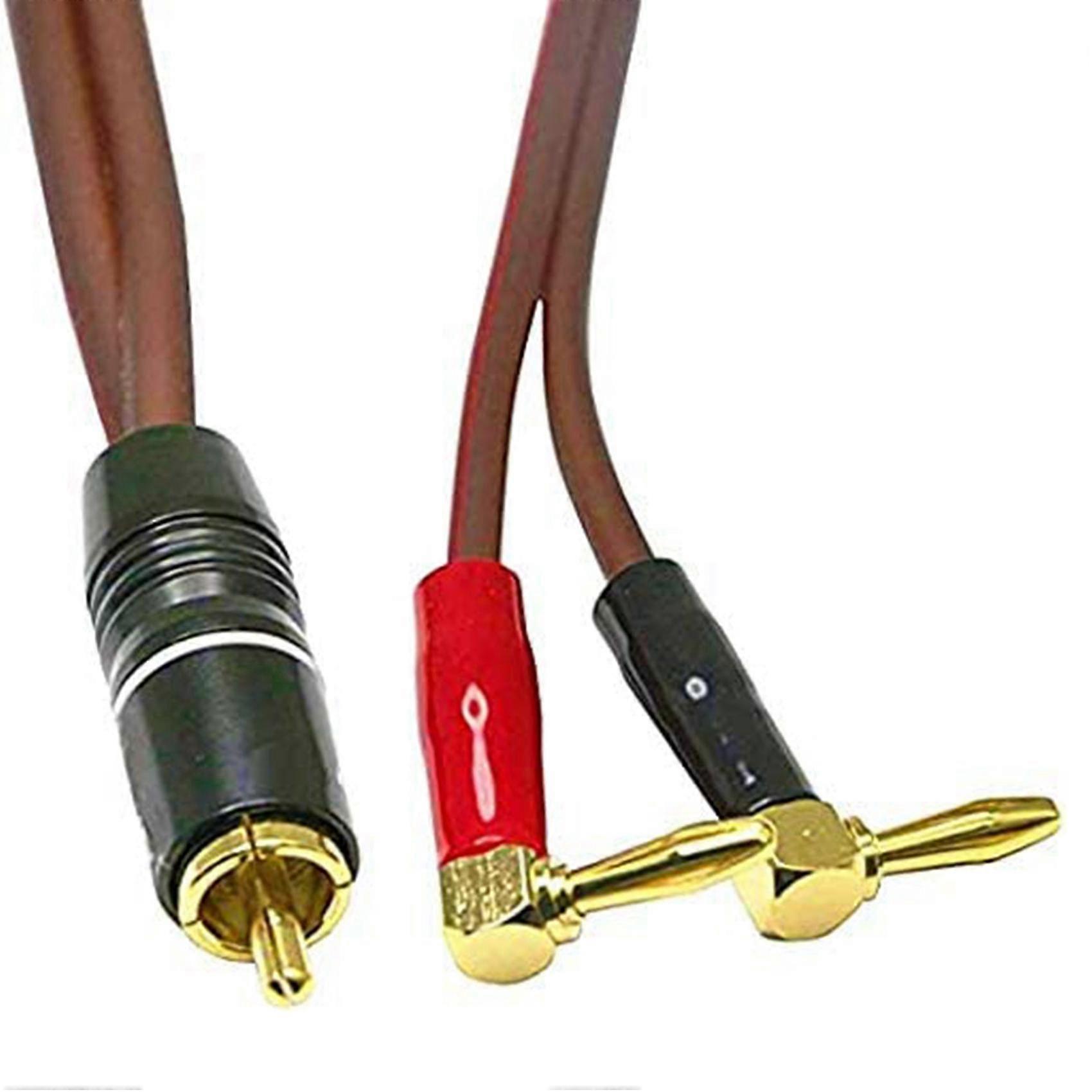 Banana Plug To Rca Speaker Cable,speaker Wire Rca Male To Banana Plugs ...