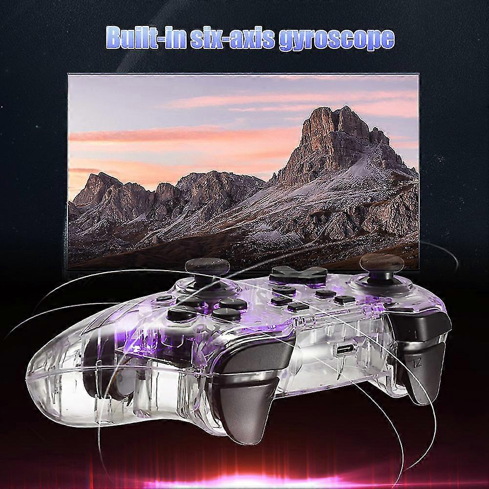 Transparent Gamepad With Vibration Function Video Game Player ...