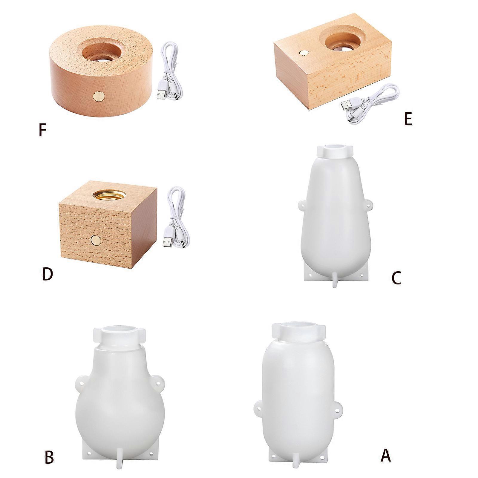 Light Bulb Making Silicone Mold DIY Handmade Atmosphere Lighting Making ...