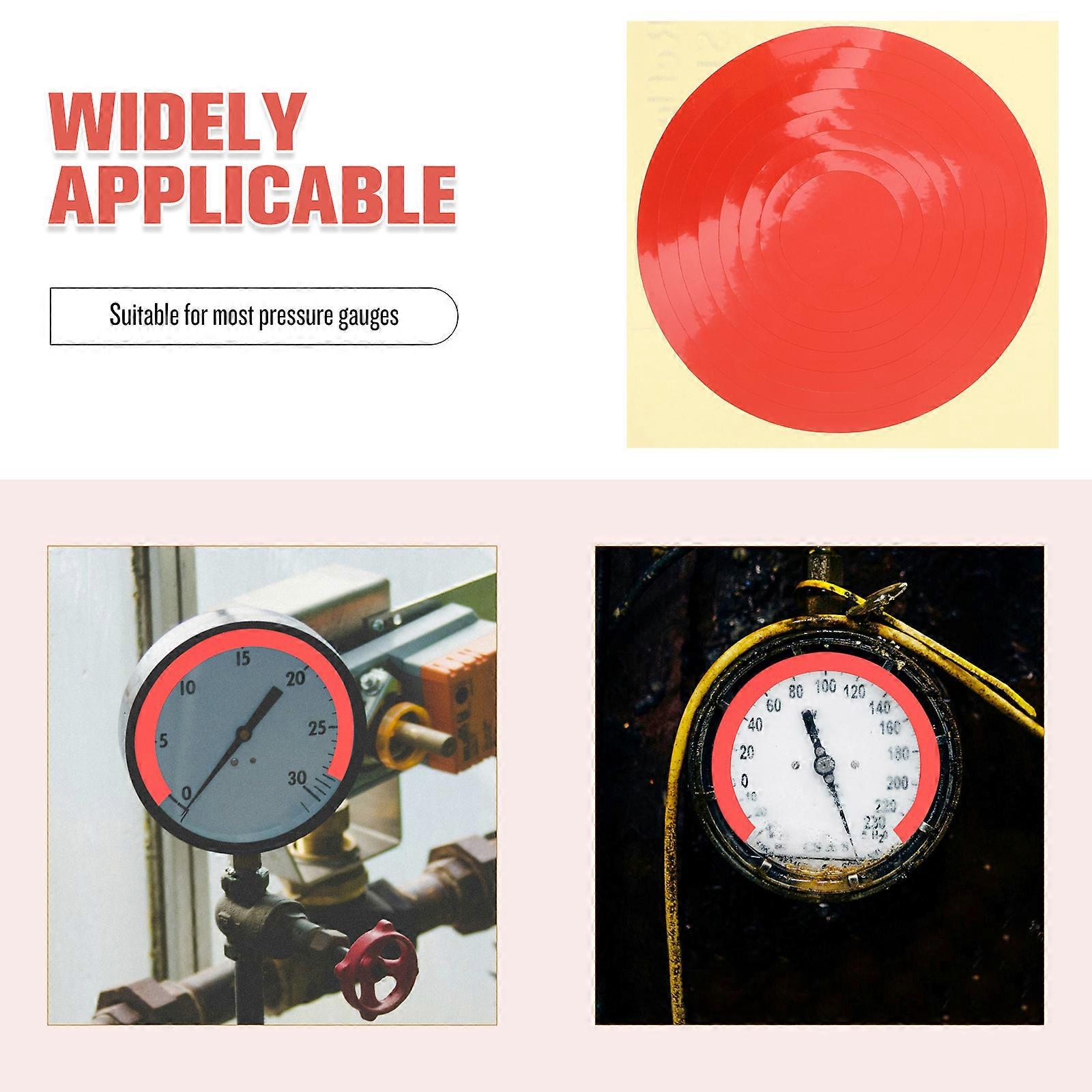 5 Sheets Pressure Gauge Stickers Pressure Gauge Identification Labels ...