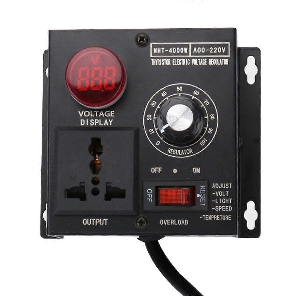 Upgraded SCR Electronic Voltage Regulator 4000W 220V Single Phrase ...