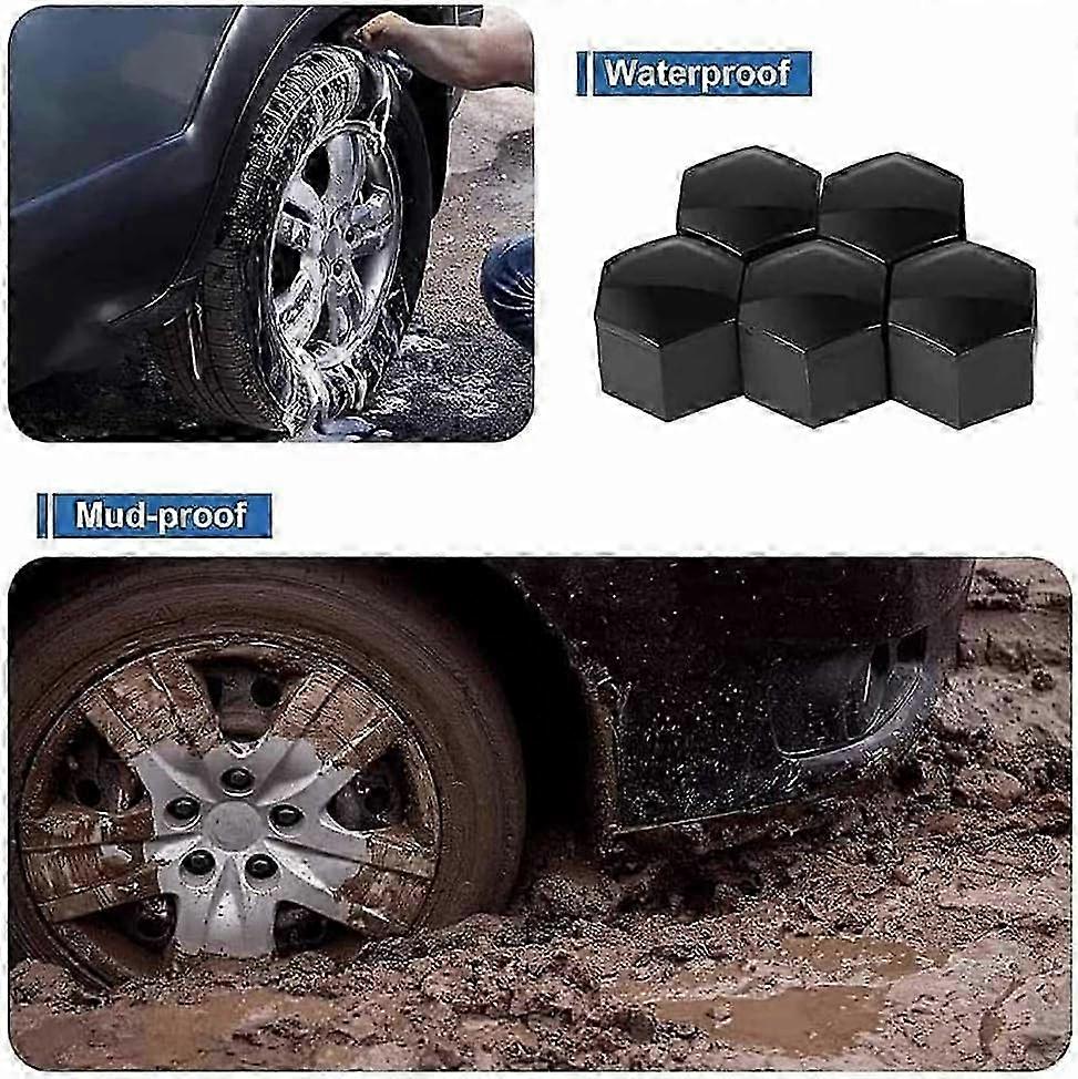 20-Piece Wheel Nut Covers for S60 XC90 V40 V50 V60 S90 V90 XC60 XC40 ...