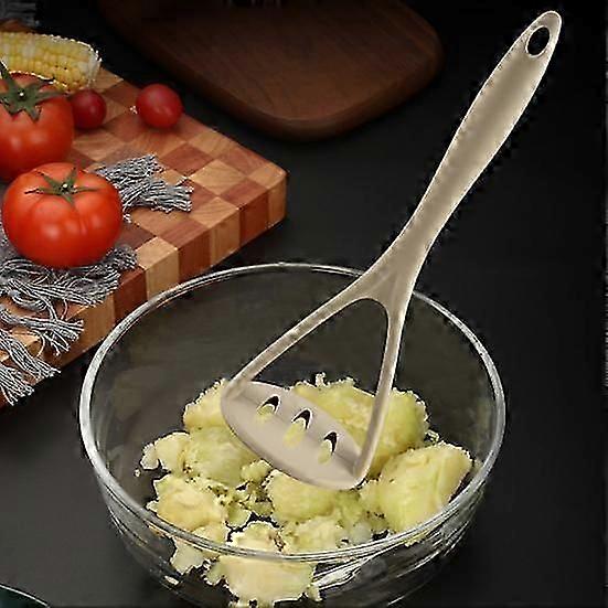 Silicone Potato Masher Ergonomic Handle Heat Resistant Easy to Clean ...