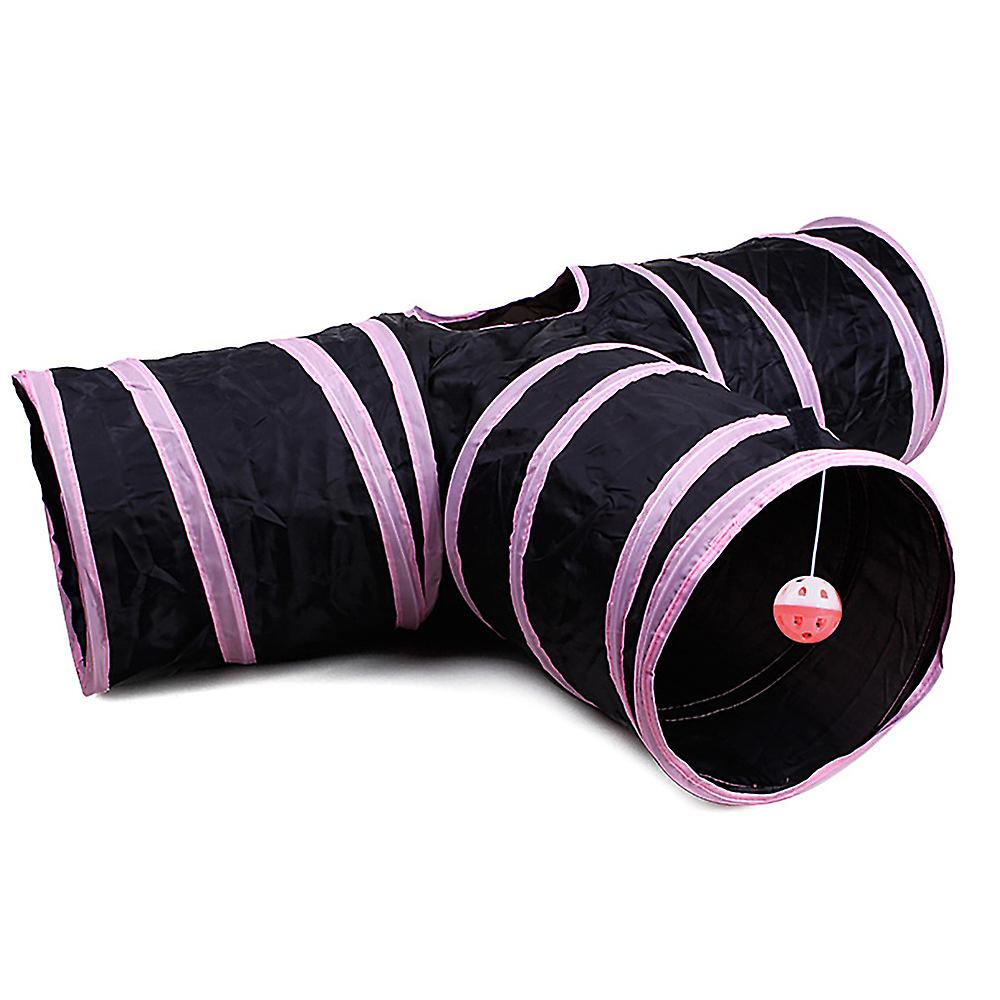 Cat Toy 3-way Bendable Pipe, Rabbit Tunnel, Suitable For Cats, Puppies ...