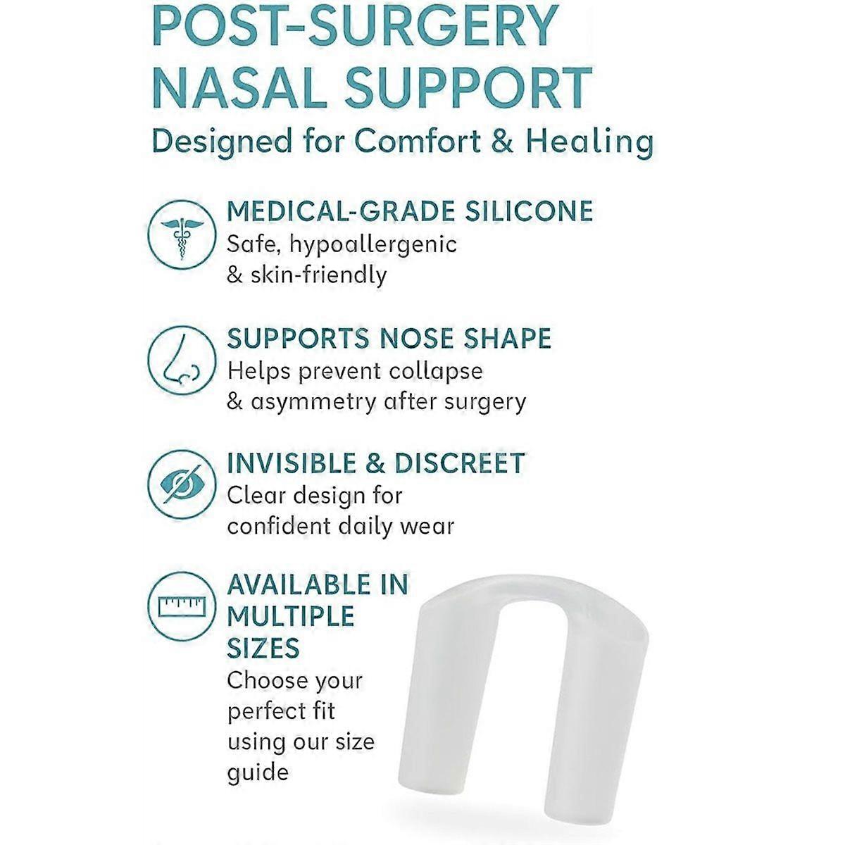 Nostril Retainer, Very Small Silicone Nose Splint for Rhinoplasty ...