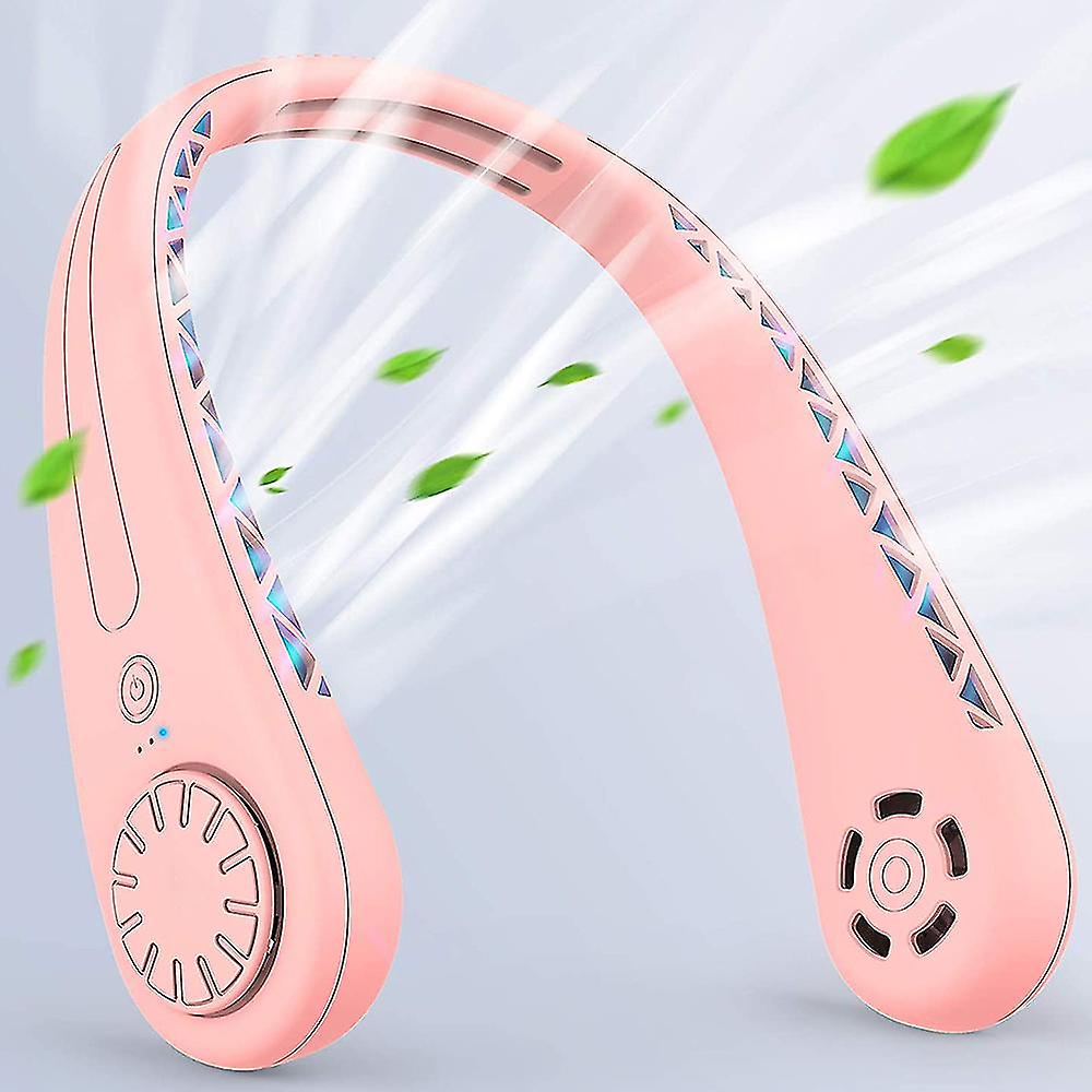 Portable Neck Fan, Hands Free Bladeless Fan, Battery Operated Wearable ...