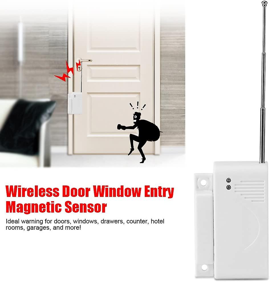 Detector for Doors and Windows Magnetic Alarm System Wireless Security ...