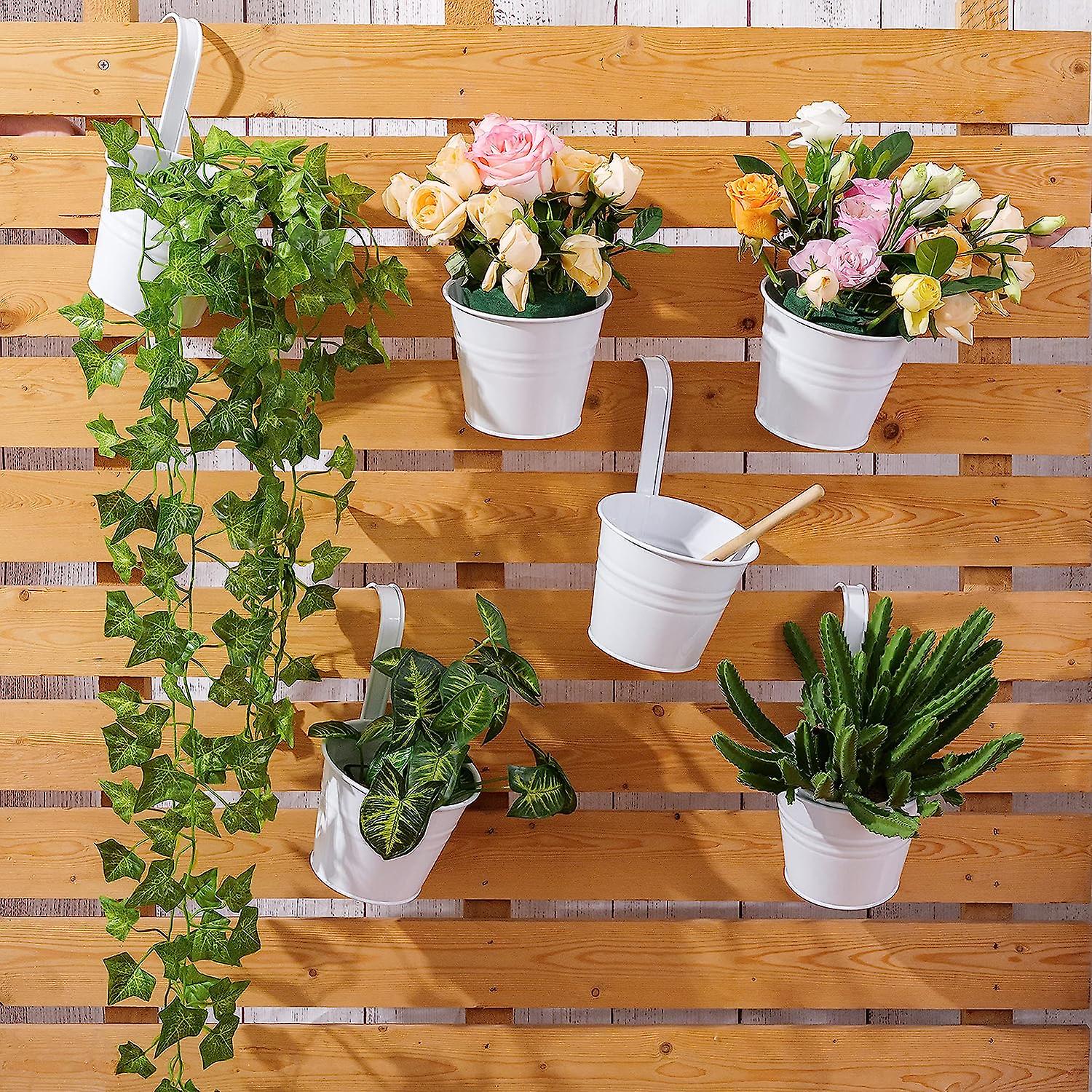 Home Garden Decor Fun Wall Plant Stand Outdoor Vertical Planter Indoor ...
