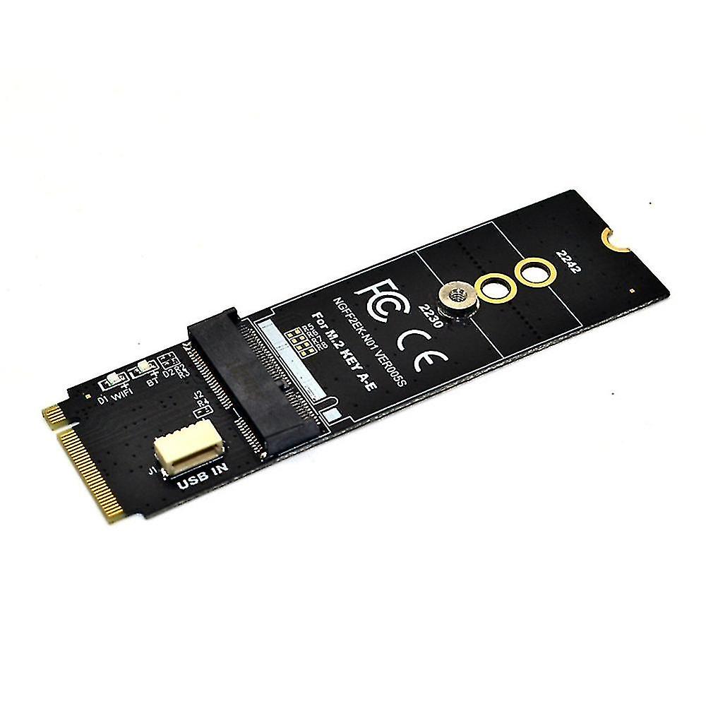 M.2 Key-m To Key A-e/e Adapter Riser Card For M.2 Ngff Pcie Protocol ...