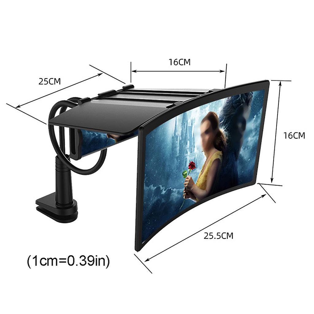 Universal 12 inch Mobile Phone Screen Amplifier Curved Screen Amplifier ...