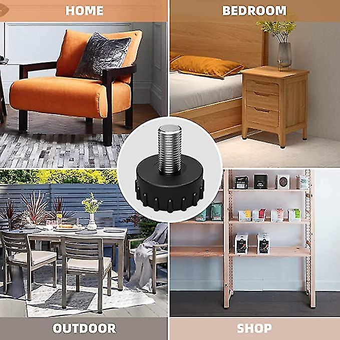 Feet Screws Screw-in Adjustable Furniture Feet Threaded Furniture ...