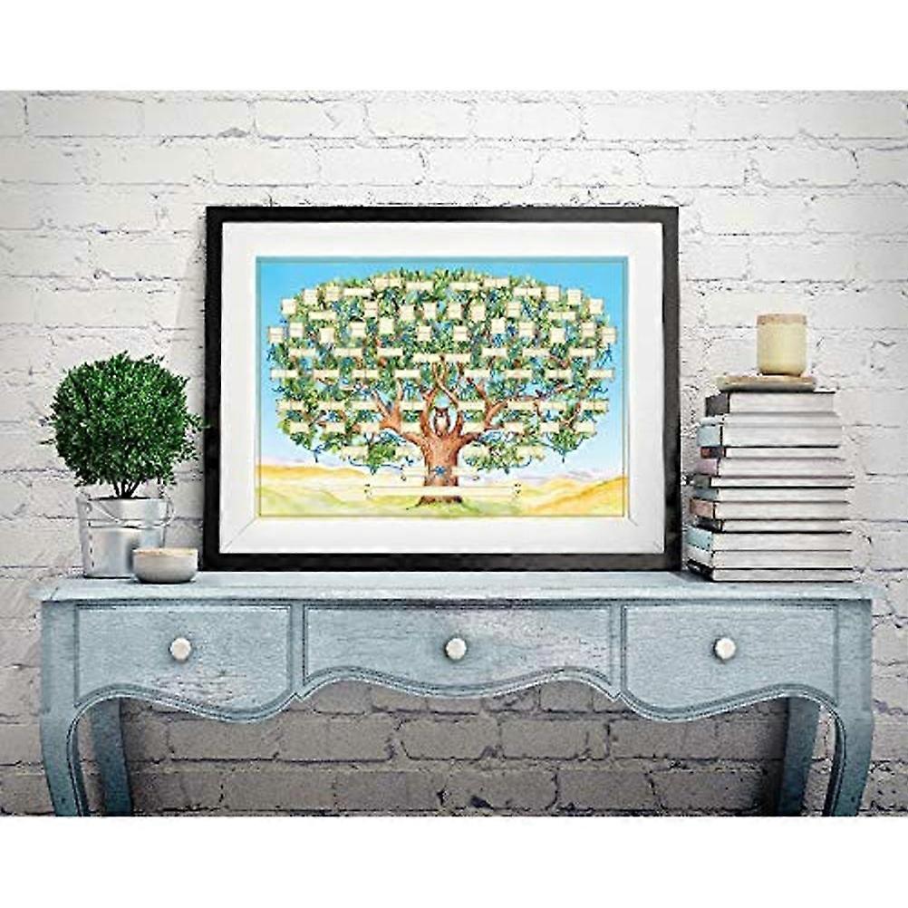 Family Tree Chart Family Tree Diagram 6 Generation Fillable Ancestry ...