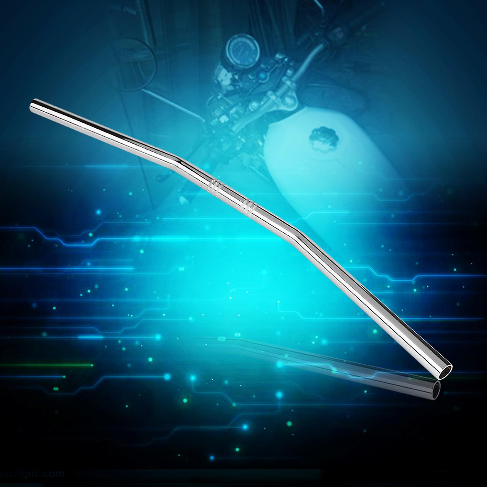 7/8Inch 22MM Motorcycle Retro Bend Handlebar Handle Bar Silver | Fruugo UK