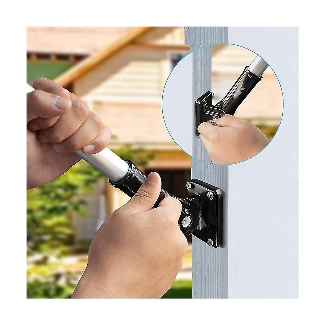 1pcs Flag Pole Holder Bracket Adjustable Flagpole Rod Hitch Bracket ...