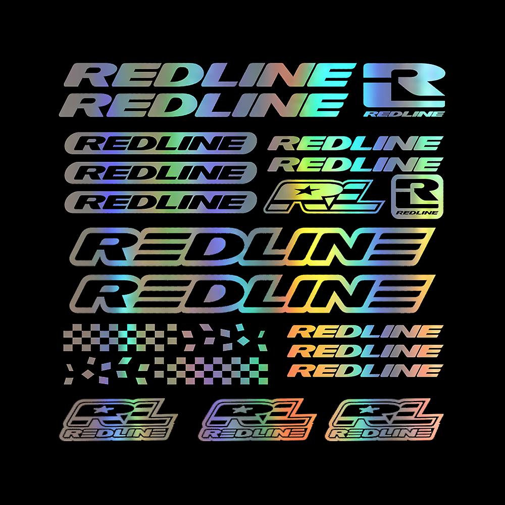 For REDLINE Stickers Decals Bicycles Bikes Cycles Frames Forks Mountain ...