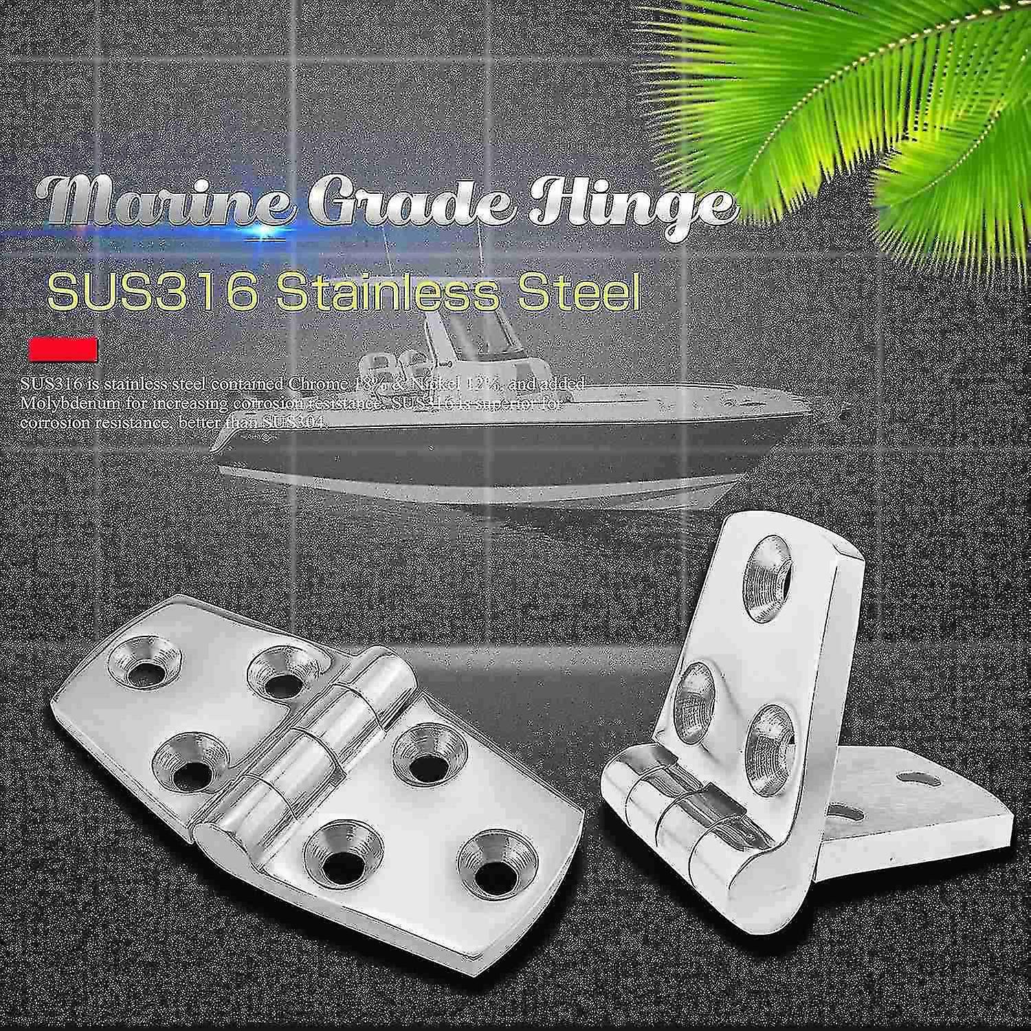 Marine Installation Door Hinge Stainless Steel Boat Hatch Hinge Heavy ...