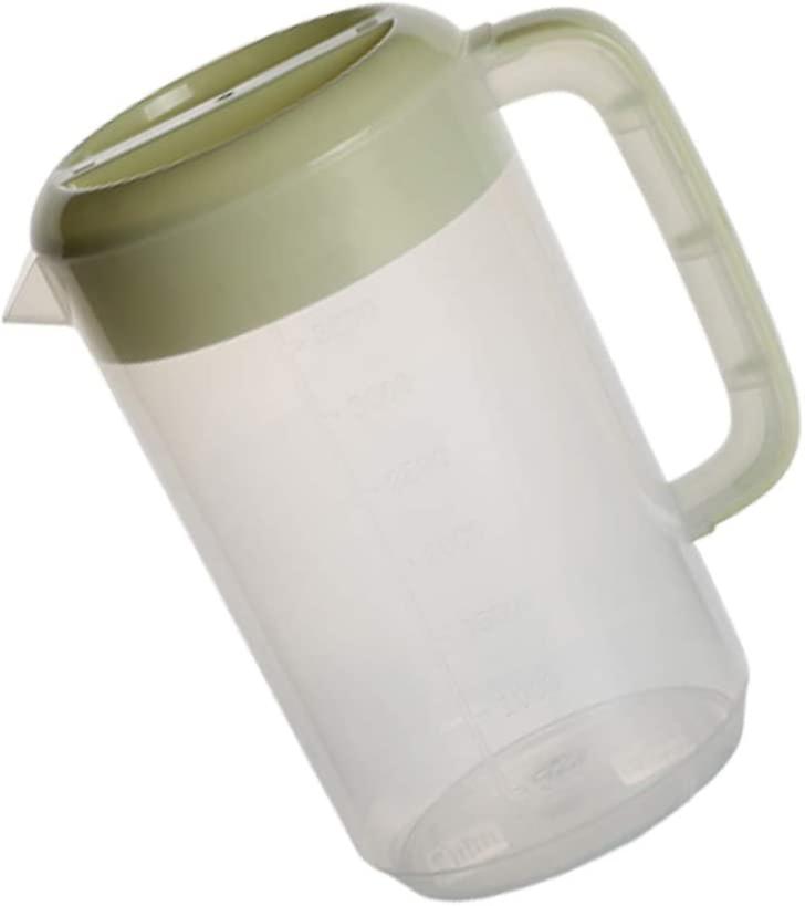 Large Plastic Pitcher with Lid 2500ml Mix Drinks Water Jug for Hot and ...