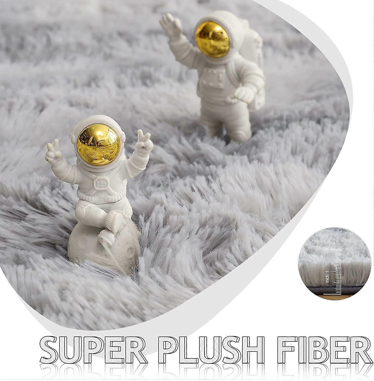 Thick Carpet for Living Room Rainbow Plush Rug Children Bedroom Fluffy ...