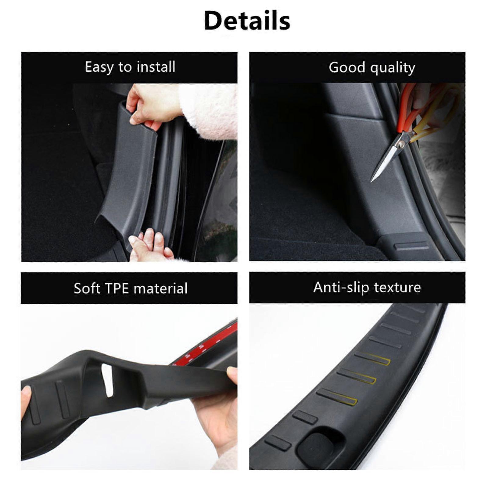 LMTUNING For 2021 22 23 Tesla Model Y Boot Loaded with Sash Protector ...